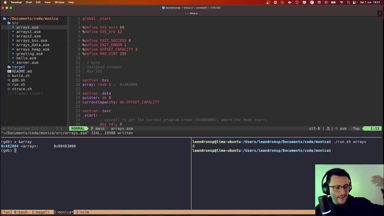 Arrays em Assembly x86 - YouTube
