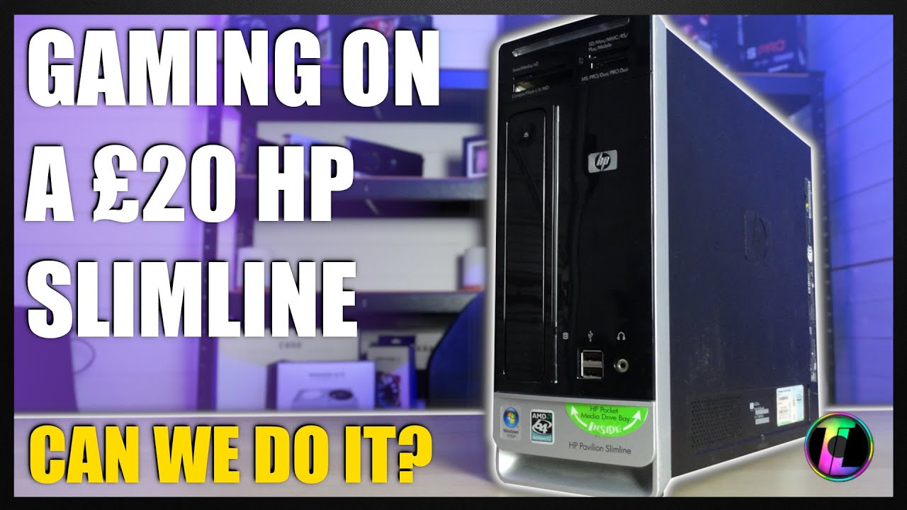 Gaming on a £20 HP Slimline PC from 2007. - YouTube