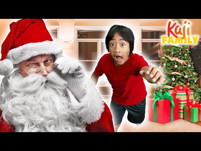 Ryan Catches SANTA CLAUS & Gets Ready for Christmas! - Videos For Kids