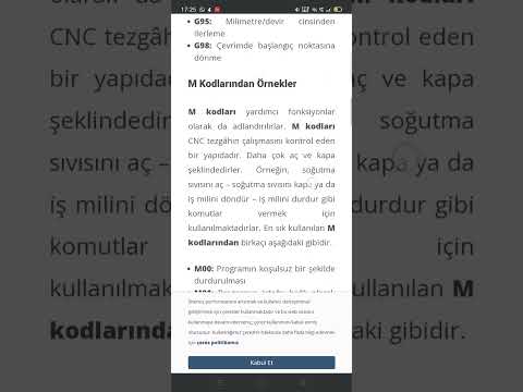 G VE M KODLARİ