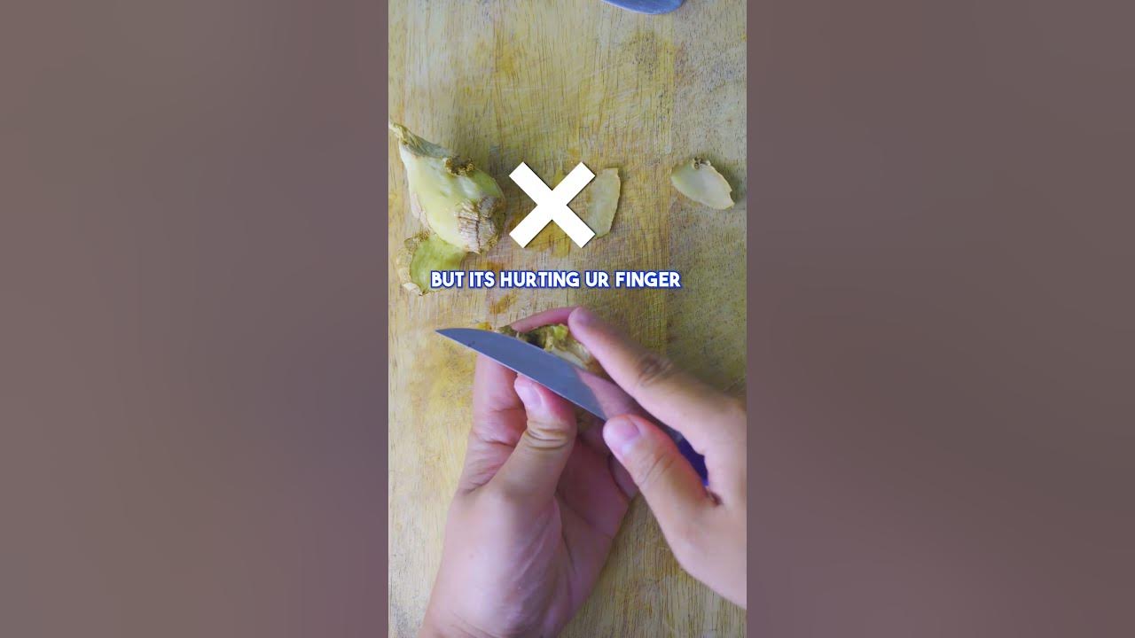 How To Peel Ginger - YouTube