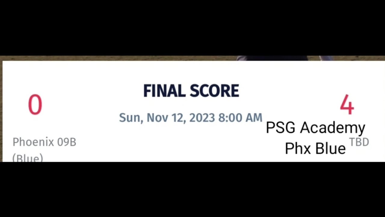 11.12.2023 Phoenix Surf 09 vs PSG Academy Phoenix Phoenix Blue - YouTube