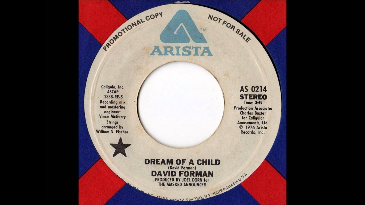 David Forman - Dream Of A Child - YouTube