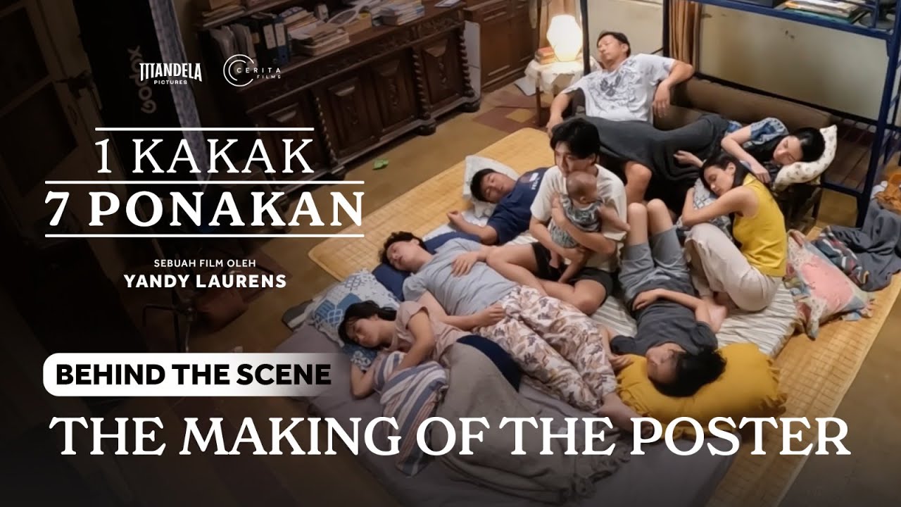 1 KAKAK 7 PONAKAN | BEHIND THE SCENE | THE MAKING OF THE POSTER - YouTube