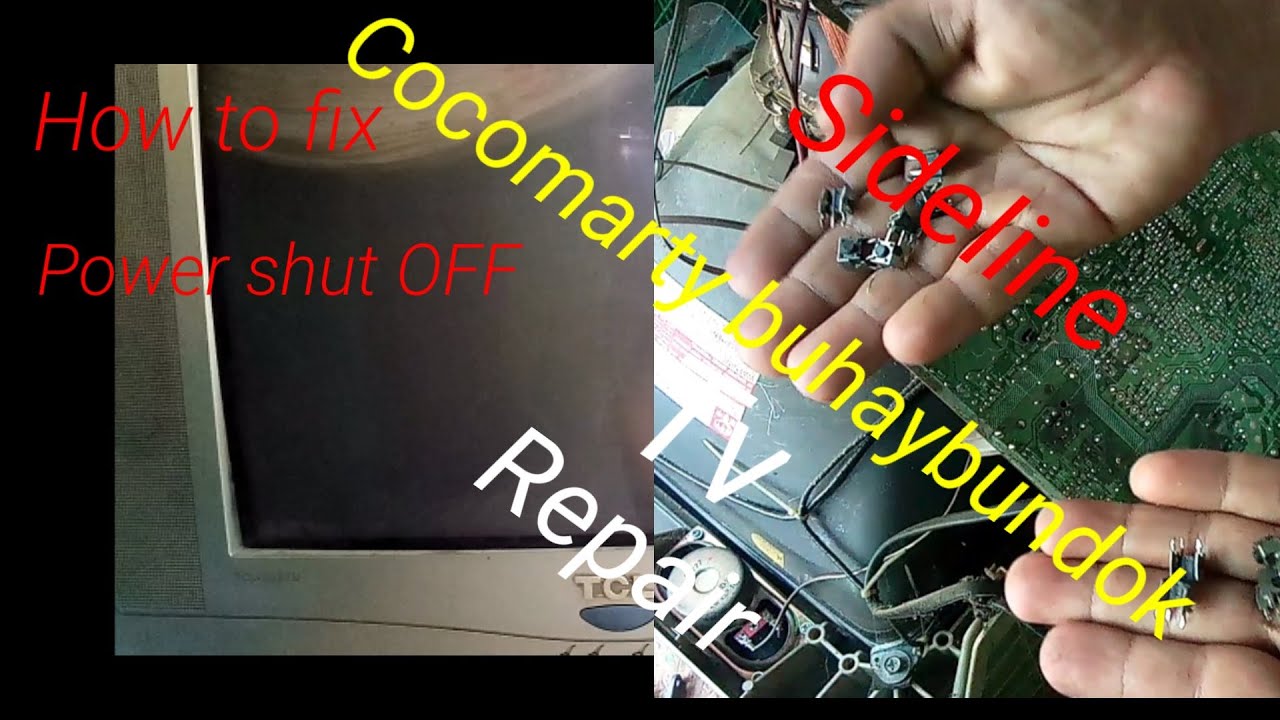 #tvrepair,How to fix power shut off#tcl crt tv - YouTube