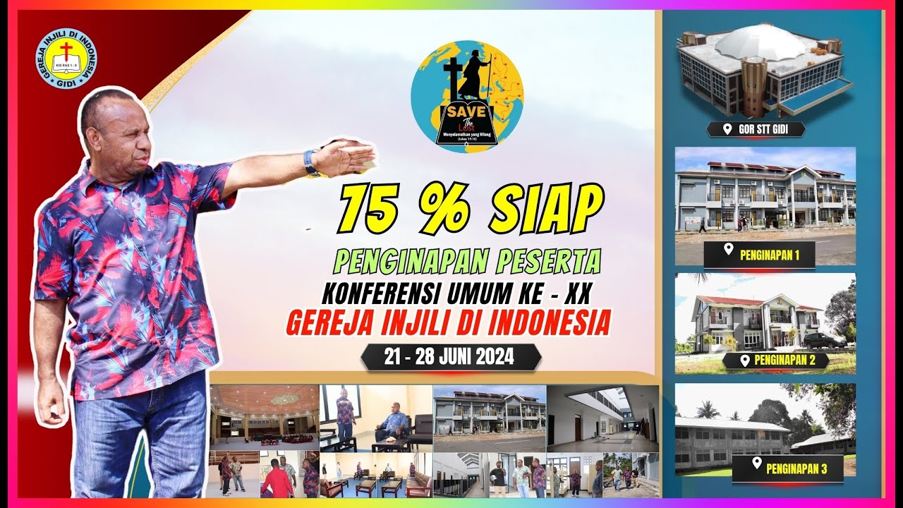 SURVEY PENGINAPAN & GOR STT GIDI | KETUA PANITIA BERSAMA SIE. AKOMODASI ...