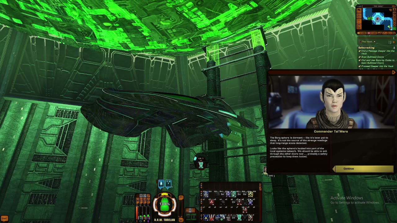 Star Trek Online Mission The Vault Romulan Mystery Playthrough STO ...
