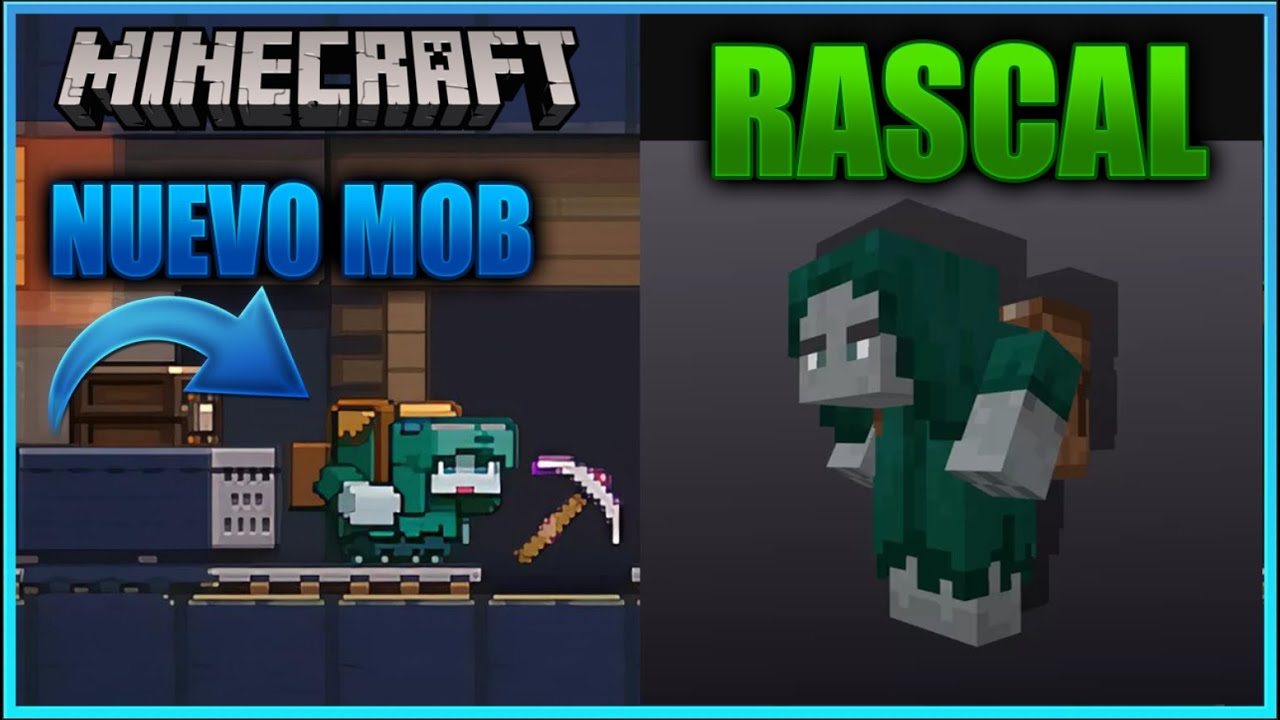 RASCAL Nuevo mob de MINECRAFT para la votacion! - YouTube