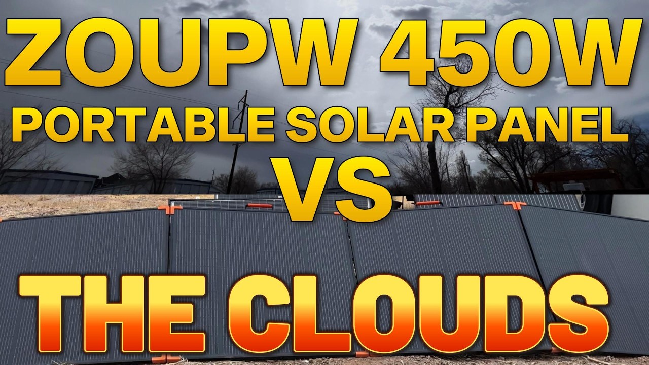 Zoupw 450w Solar Panel Review and Testing - YouTube