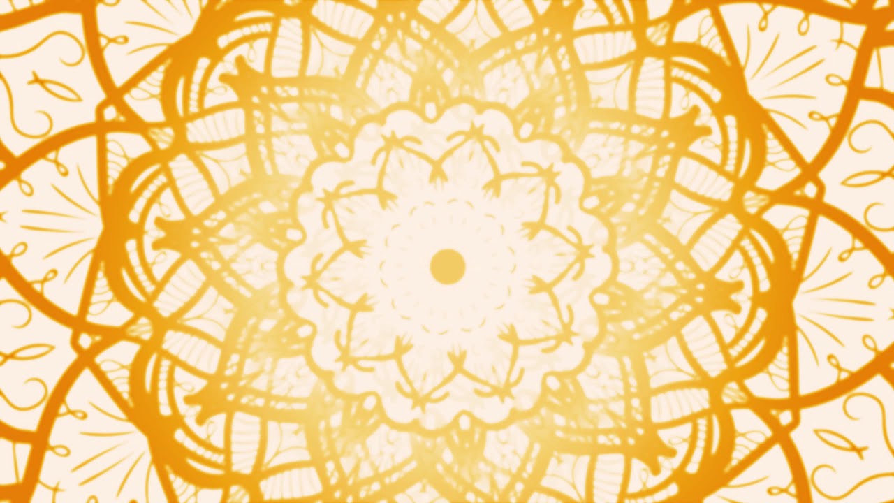 Mandala Background / Orange Sun - YouTube