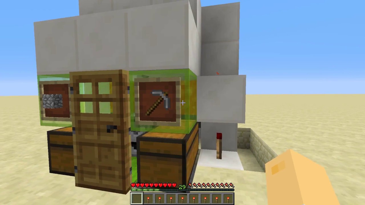 AfK-Cobblestone-Generator Minecraft 1.14.4 Tutorial - YouTube