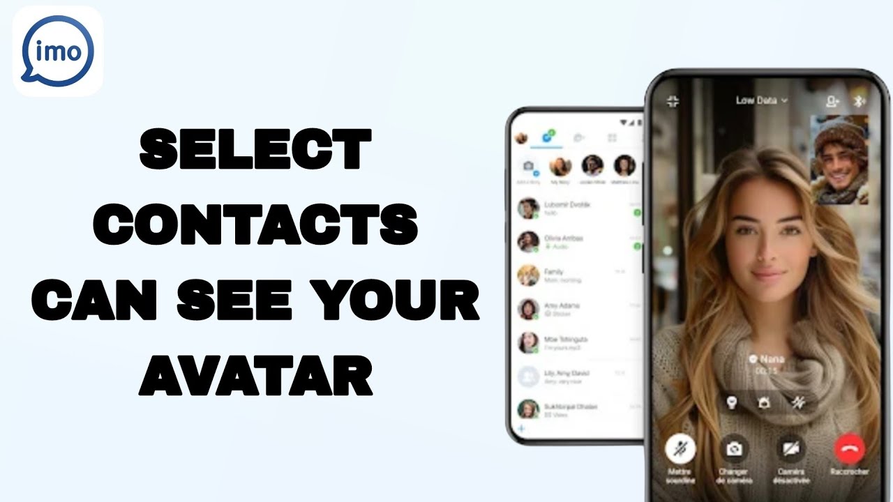 How To Select Contacts Can See Your Avatar On Imo App | Step By Step ...
