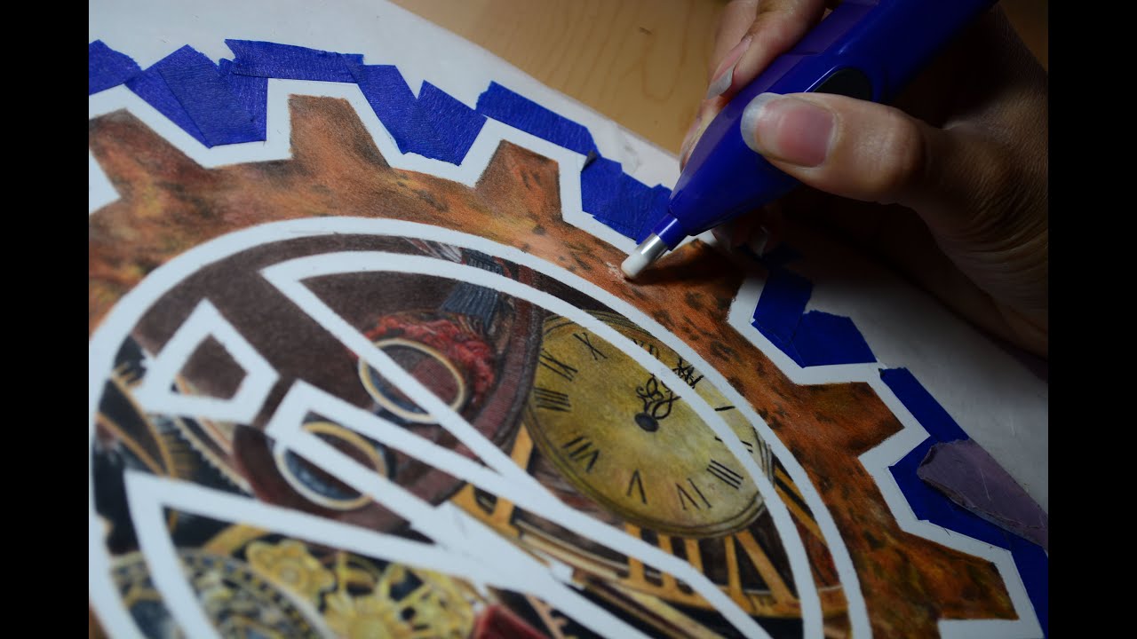 Coloring rust- Real-time progress #2 of my current colored pencil ...