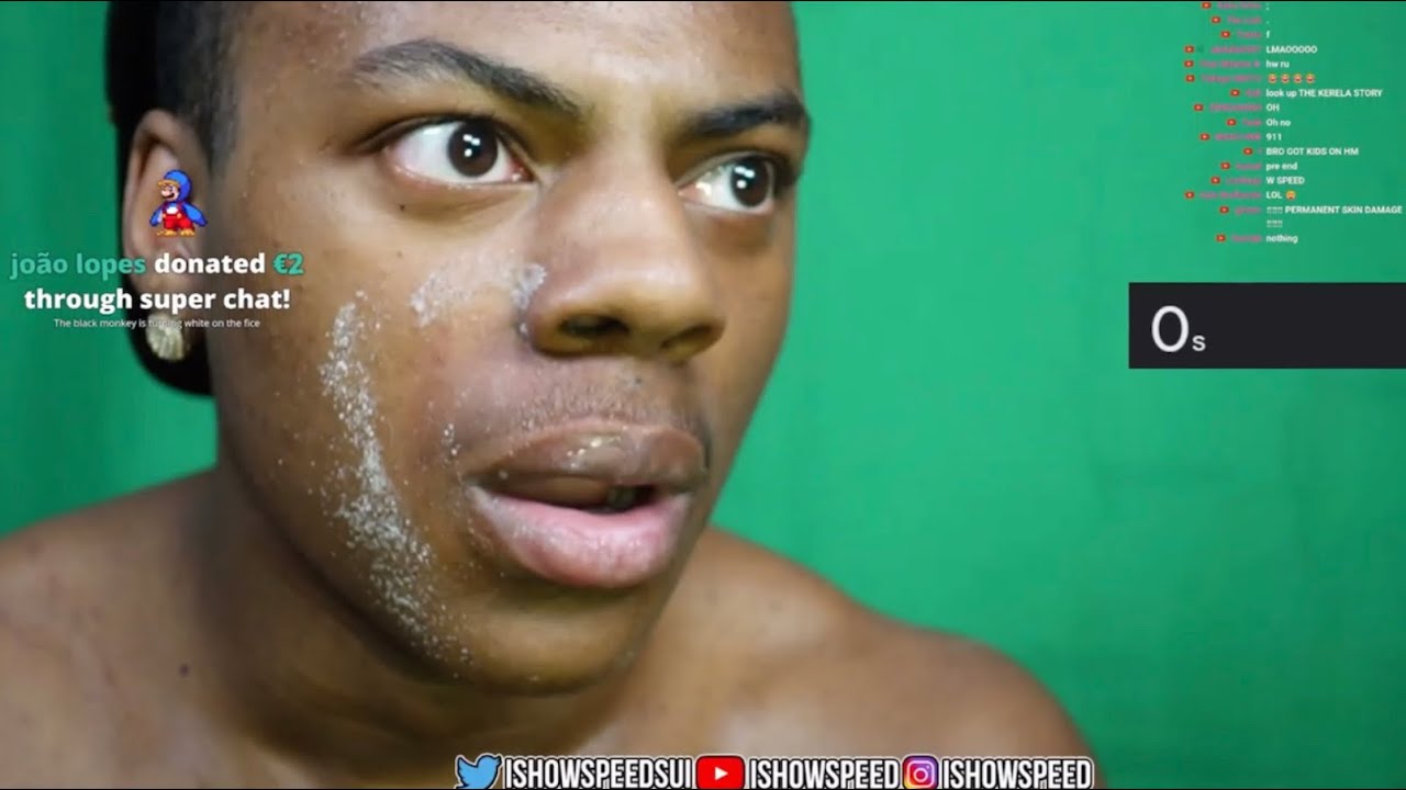Speed Almost Burns His Face With Salt/Ice Challenge 💀 - YouTube