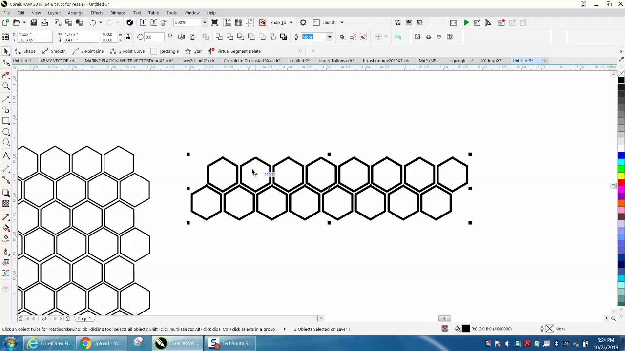 Corel Draw Tips Tricks Hexagon Pattern YouTube corel-draw-tips-tricks-hexagon-pattern-youtube