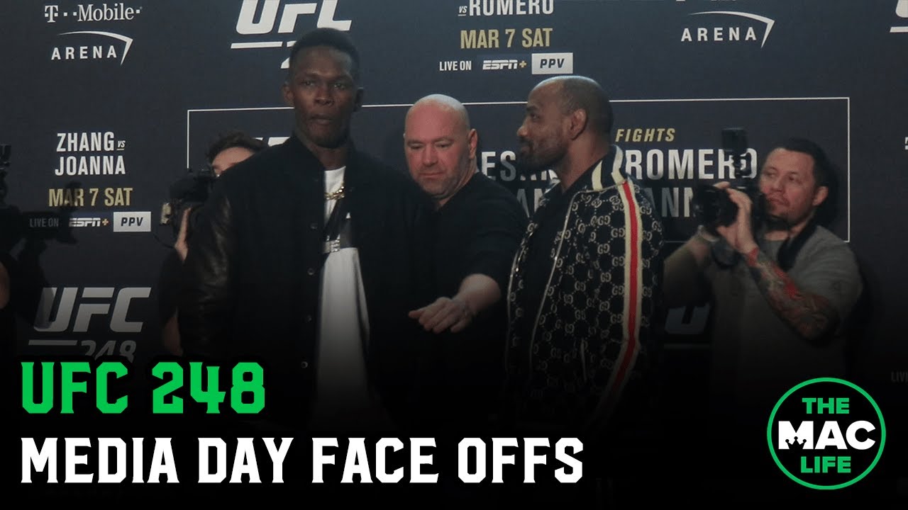 UFC 248 Full Media Day Face Off Highlights - YouTube