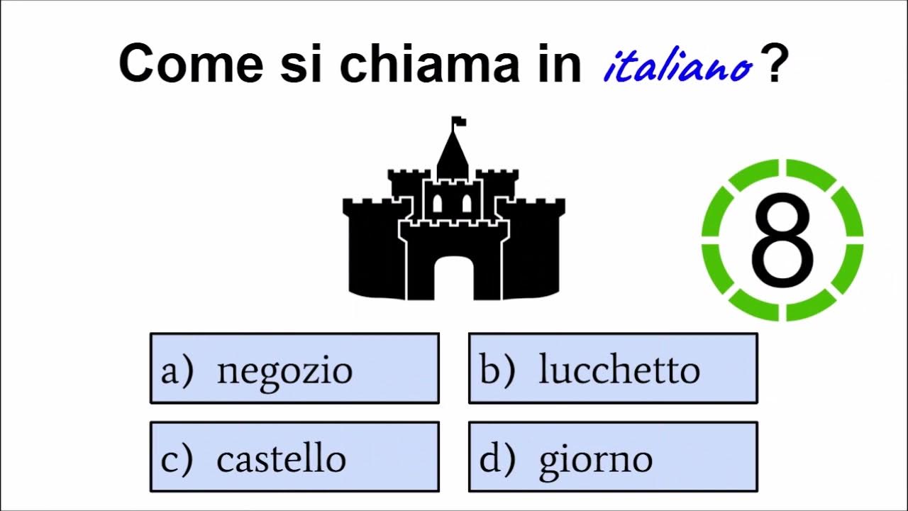 ITALIAN QUIZ 19 - level A1 (easy) | Can You Pass this ITALIAN ...
