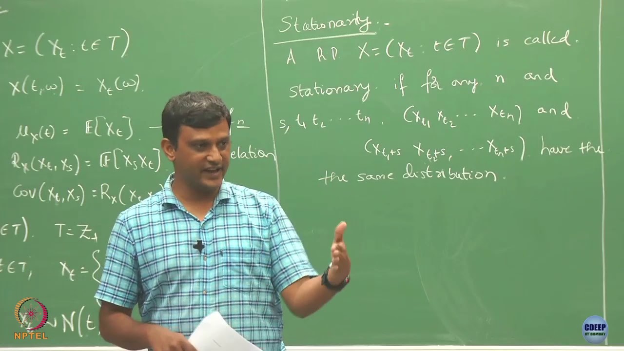 Week 5: Lecture 17: Properties of random Process - YouTube