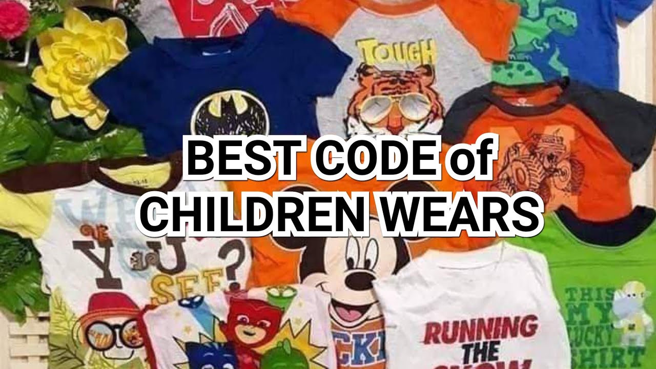 BEST CODE of CHILDREN WEAR Ukay - Ukay BALE | Jean Cacho - YouTube