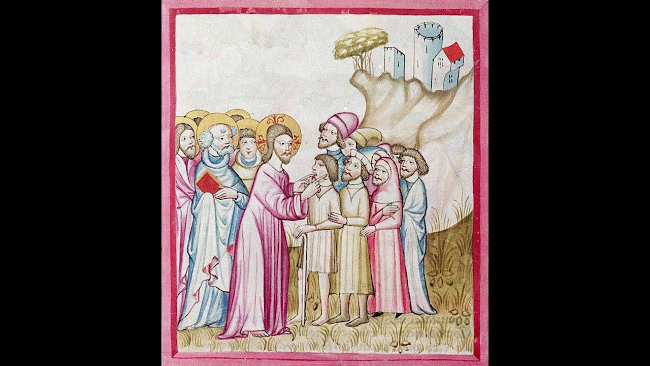 Jesus healing a mute and deaf man - Praying with Art with Geoff Wheaton ...