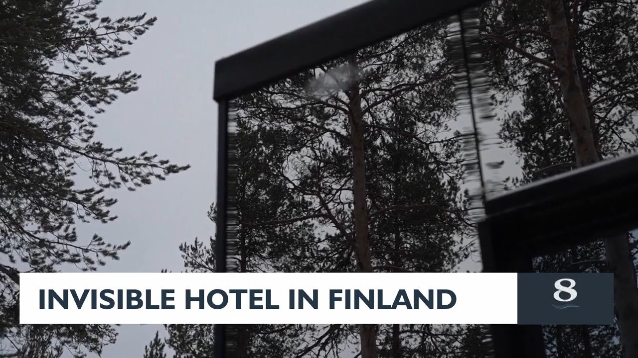 Invisible hotel in Finland - YouTube