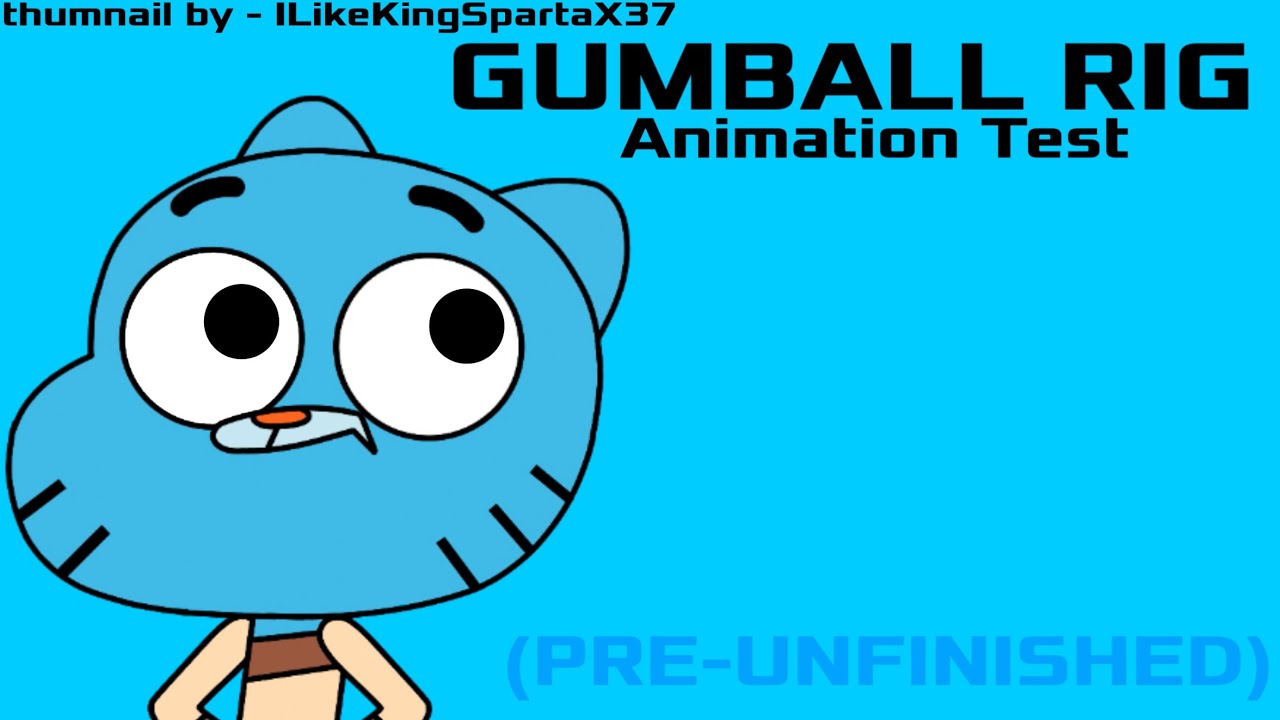 First Gumball Animation Test (V2) - YouTube