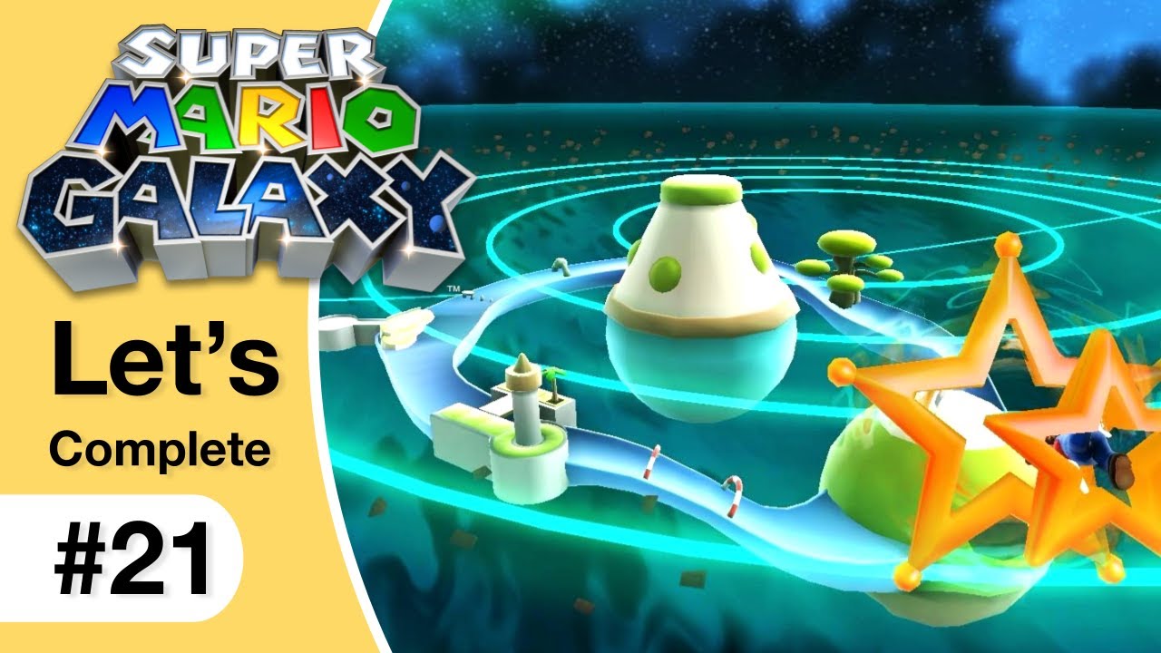 Let's Complete Super Mario Galaxy [#21] - "Slipping and Sliding Away ...