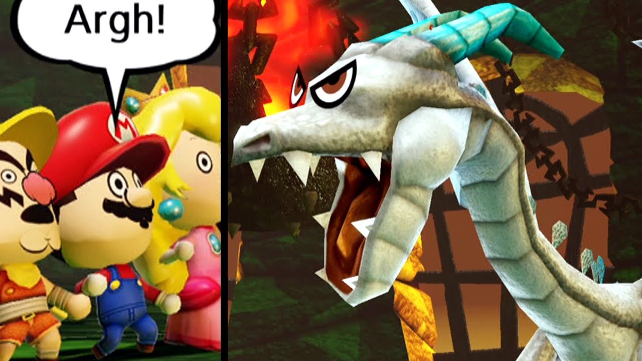 Super Mario Miitopia - DRAGON Boss Battle (Switch) - YouTube
