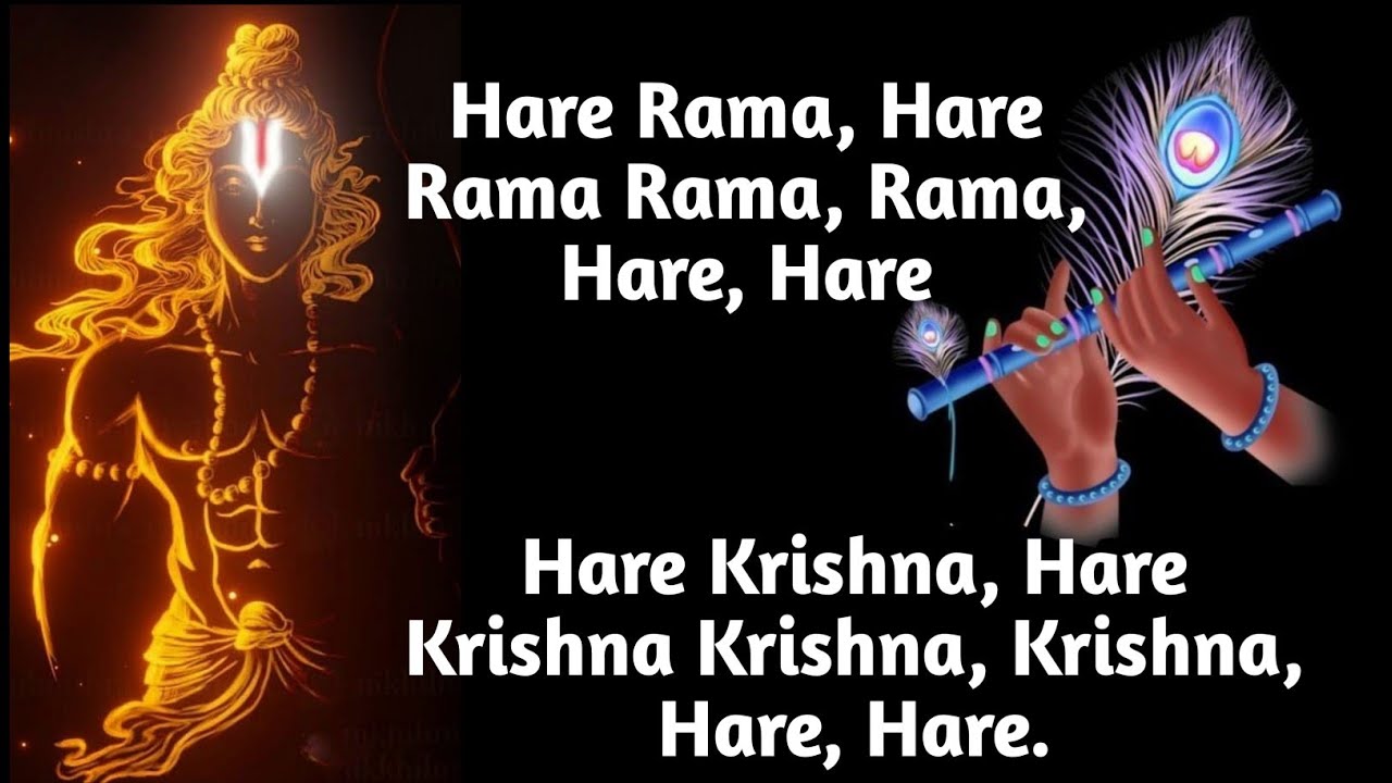 MAHA MANTRAS :- HARE KRISHNA HARE RAMA | VERY BEAUTIFUL - POPULAR ...