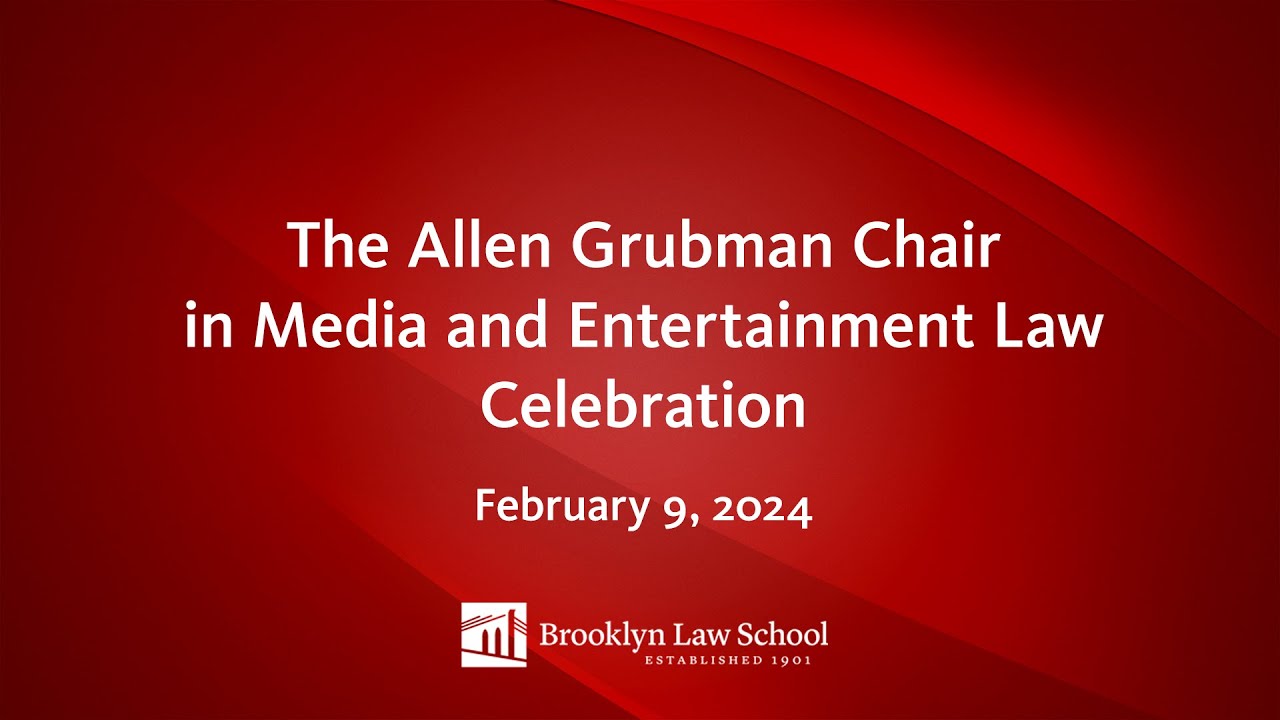 The Allen Grubman Chair in Media and Entertainment Law Celebration ...