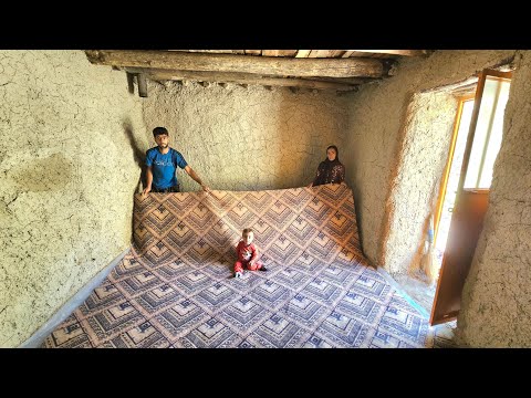 Nomadic Couple Furnished Their Riverside Cabin and Enjoyed a Traditional Meal 🏡🌿🍲