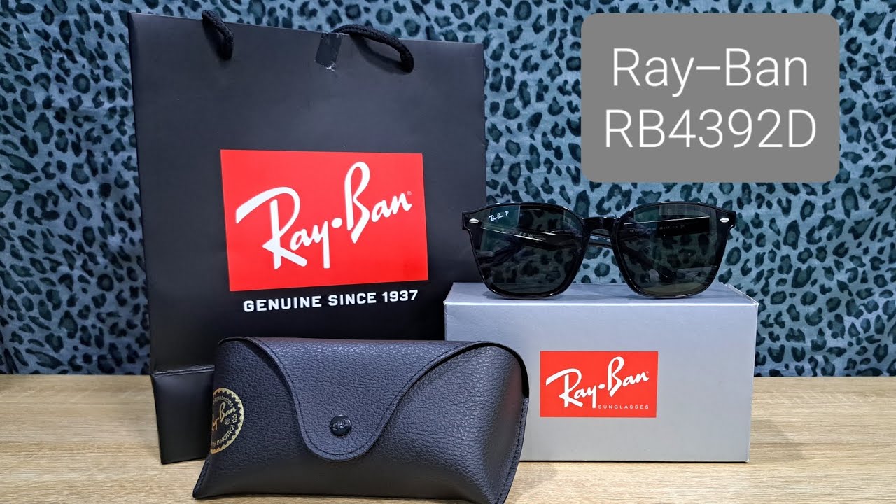 Ray-Ban Sunglasses Unboxing | RB4392D - YouTube