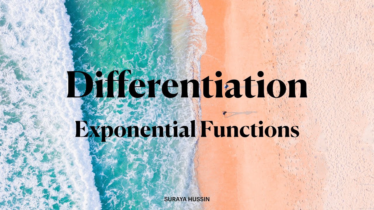 Chapter 9 Differentiation of Exponential Functions (Question 6) - YouTube
