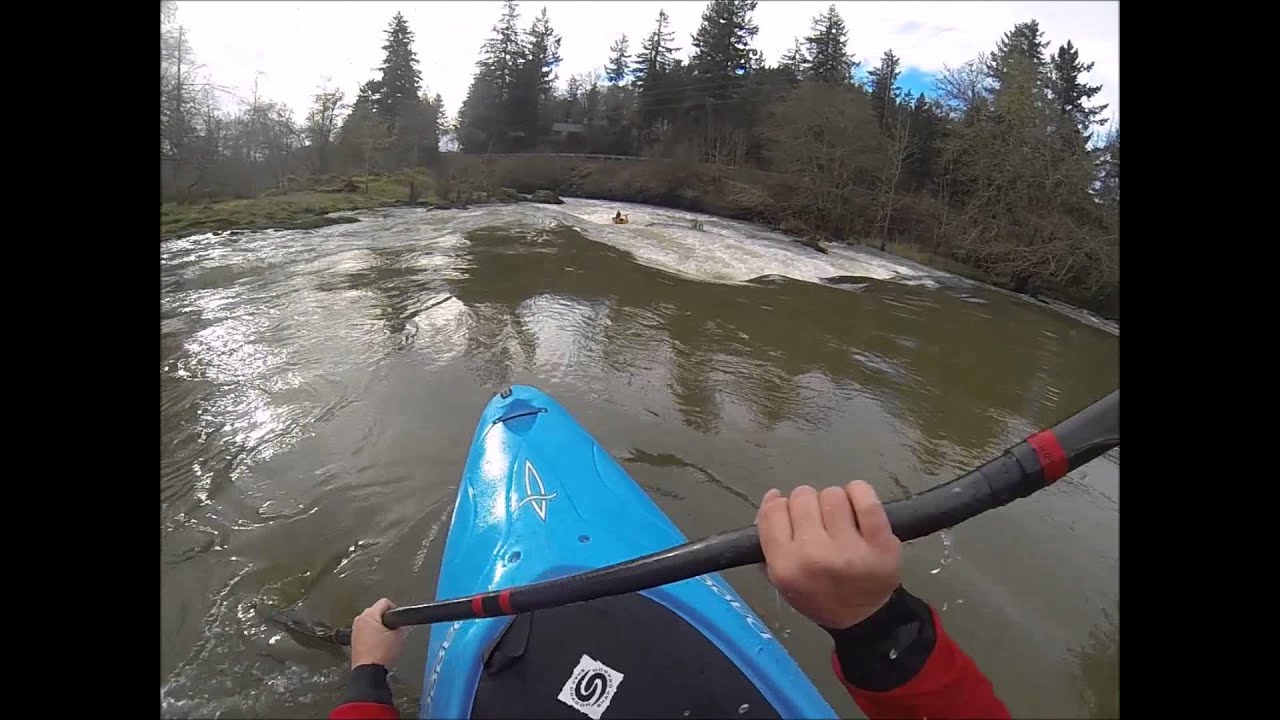 Row River Whitewater Kayaking - Dorena Dam to BMX Park - YouTube