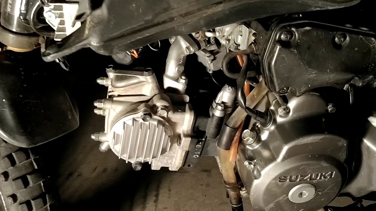 Carb install on the Suzuki DR Z70 dirt bike. Getn'er runnin! - YouTube