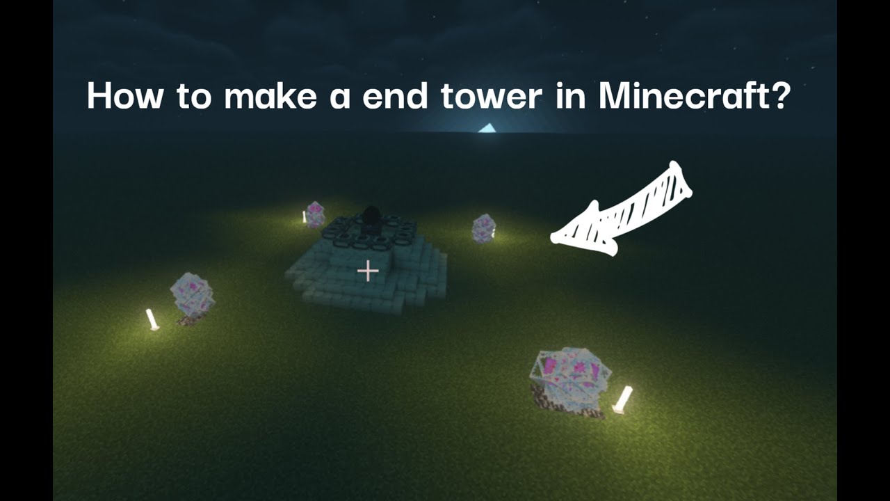 How to make an end tower in Minecraft? - YouTube