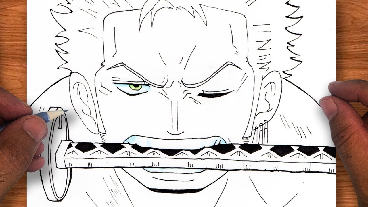Learn How to Draw Zoro | Easy Drawing | One Piece - YouTube