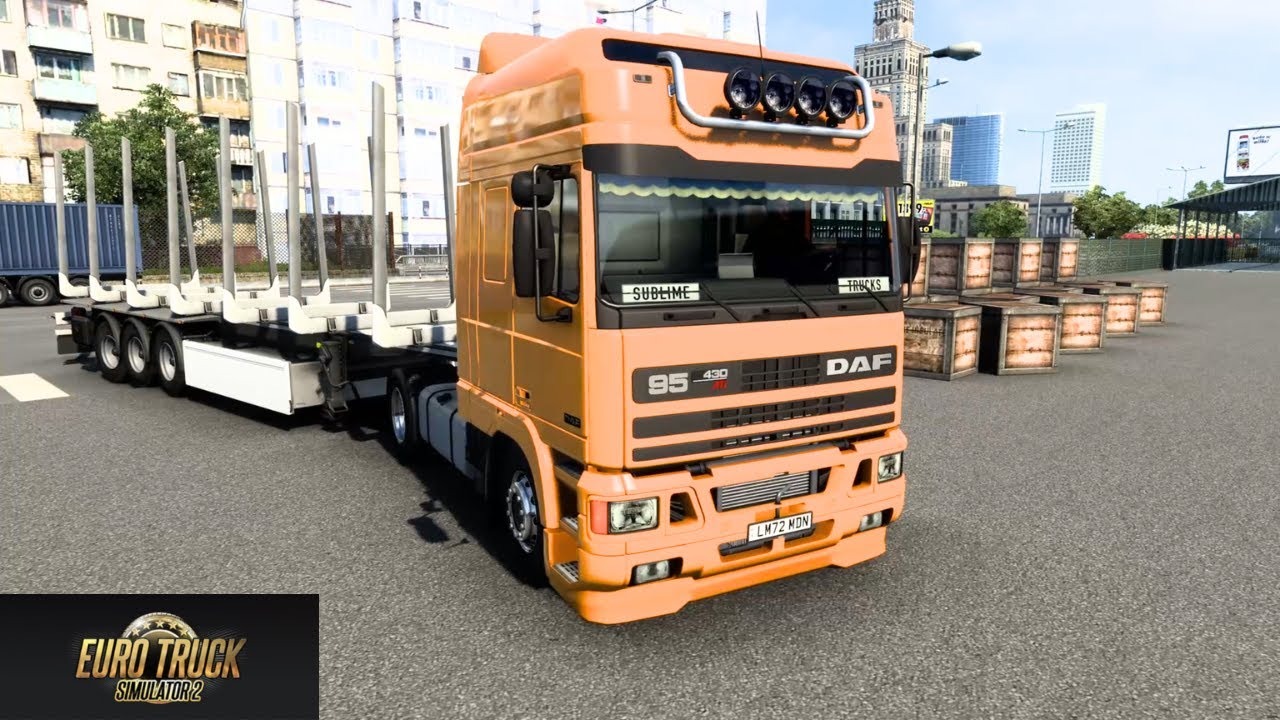 ETS2 1.47 | Pro Mods 2.65 | Warsaw(PL) To Lublin(PL) | DAF XF 95 ...