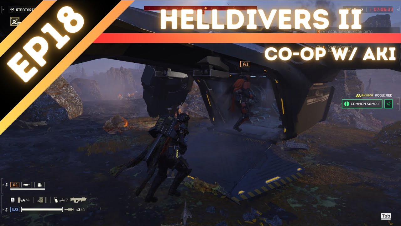 Let's Play HELLDIVERS 2 (Co-Op W/ Aki [BLIND]) - Episode 18 - YouTube