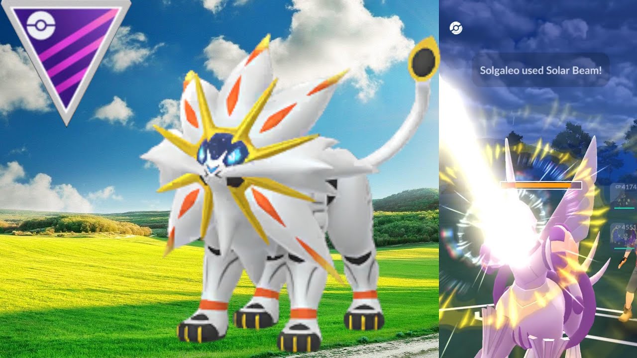 Solgaleo Solar Beams Master league (Pokemon Go PVP) - YouTube