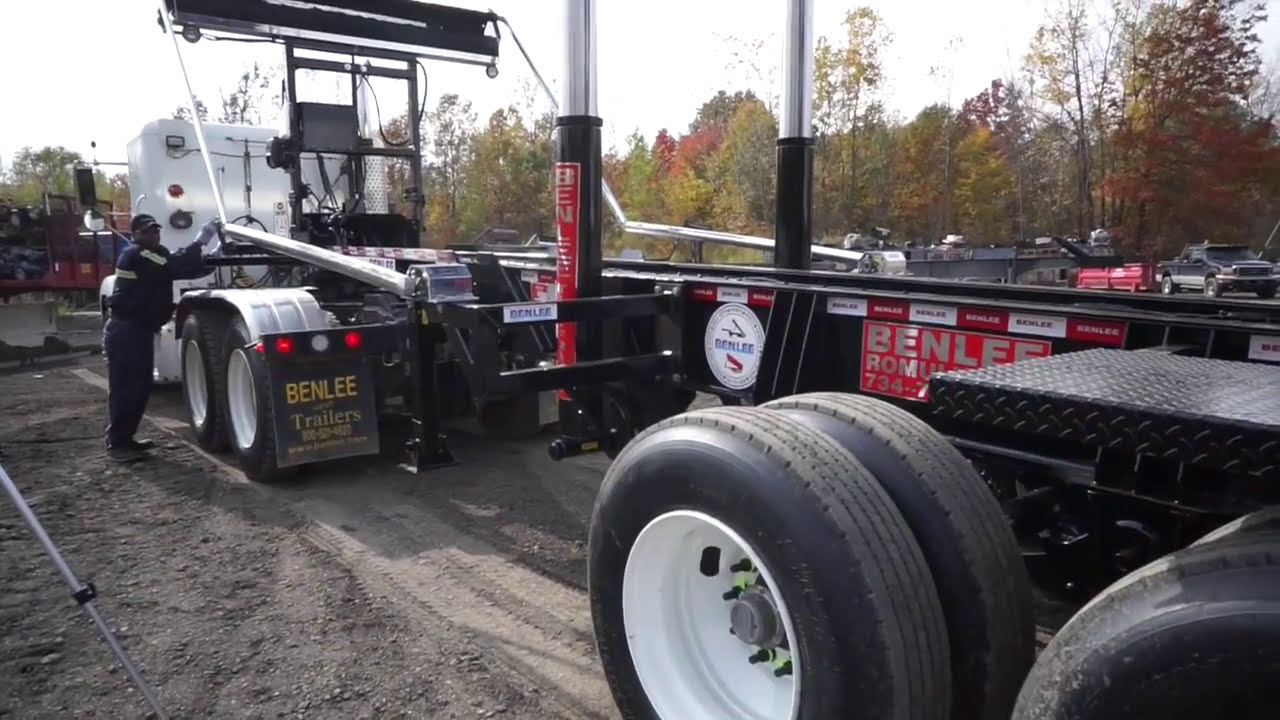 Roll Off Trailer – Benlee Super Mini - YouTube