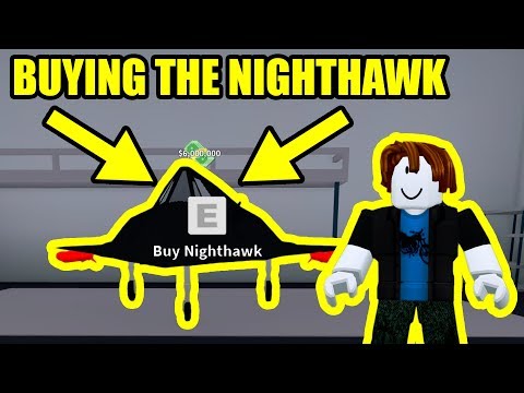 BUYING the 6 MILLION NIGHTHAWK STEALTH BOMBER | Roblox Mad City