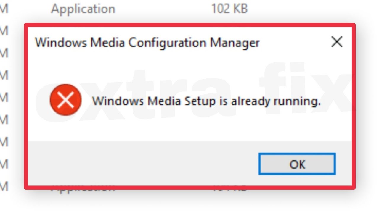 Pc Fix Windows Media Configuration Manager & Windows Media Setup is ...