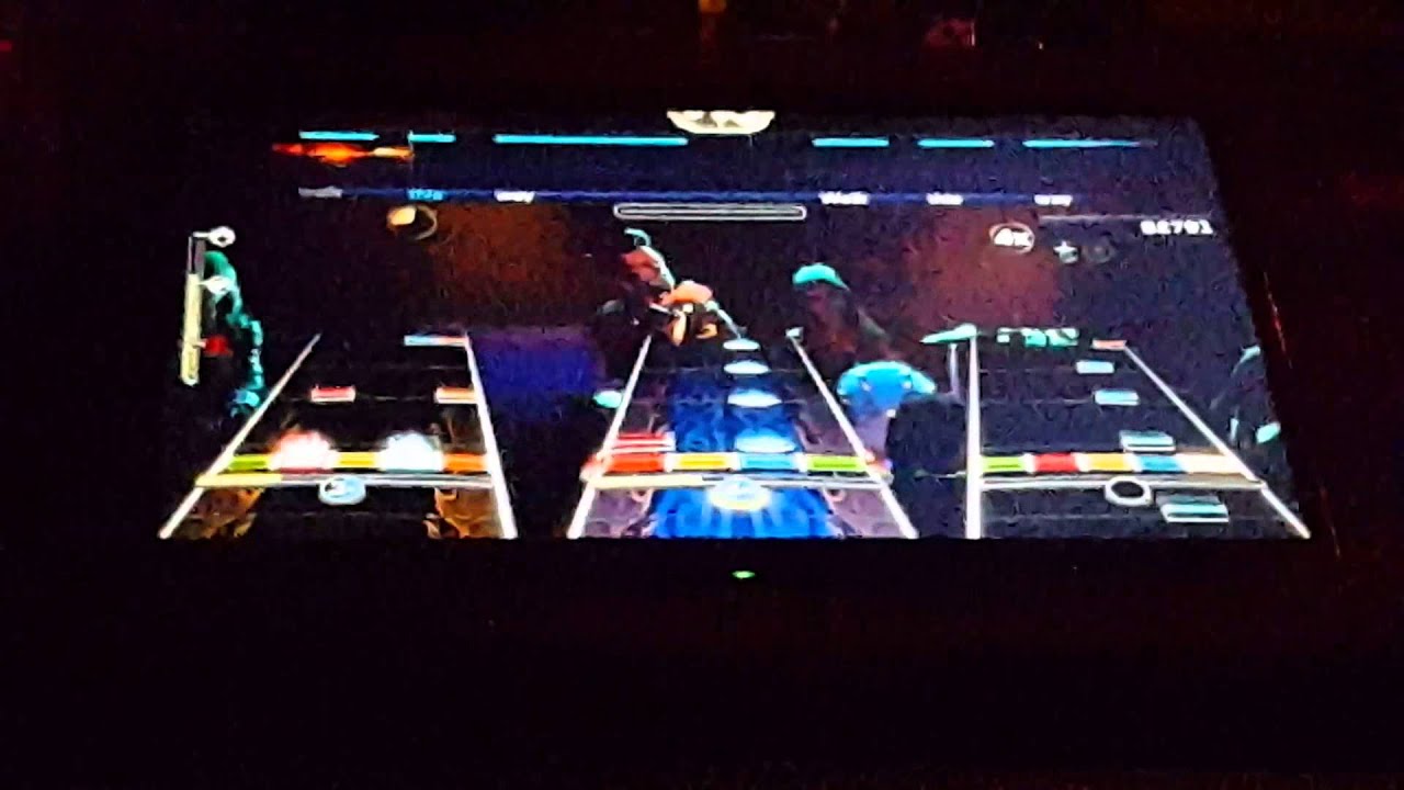 Rock Band 4 - Off-screen gameplay - YouTube