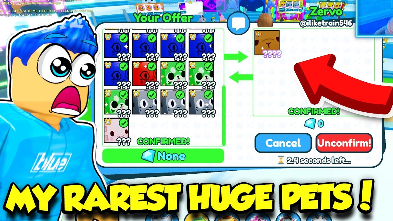 I Traded MY RAREST HUGE PETS For A NEW TITANIC IN PET SIM X! - YouTube