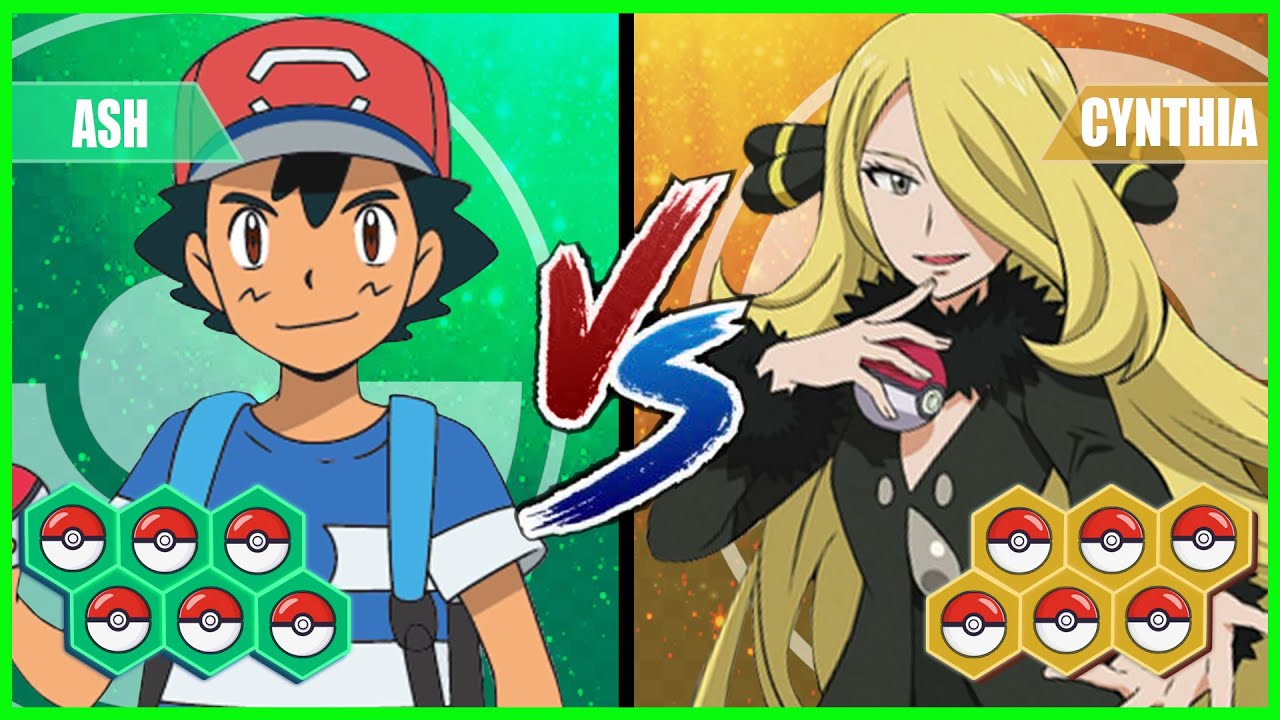 Pokemon Battle Pedia Alola Ash Vs Cynthia Youtube