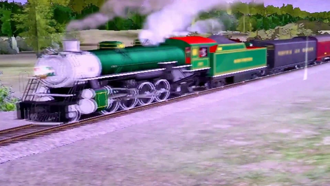 Southern 4501 Pulls A 9-Car Passenger Train Norfolk Southern Steam ...