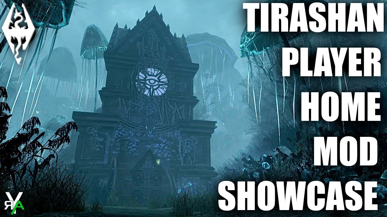 Xbox Skyrim SE: TIRASHAN Necromancer Player Home Mod Showcase - YouTube