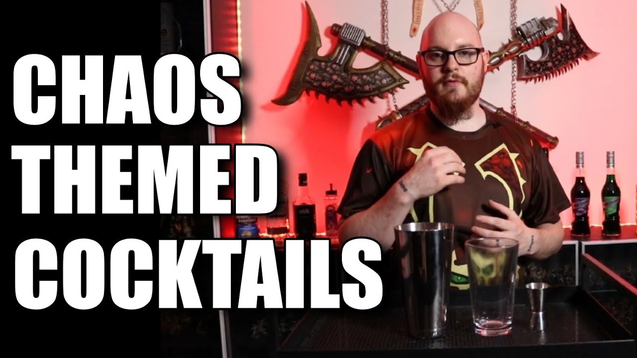 Chaos Themed 40k Cocktails! - YouTube