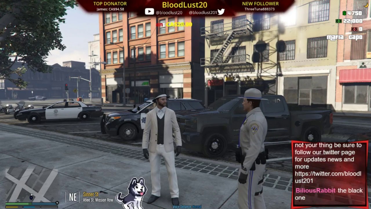 FiveM Cop Chase Part 1 GTA V stalker begins - YouTube